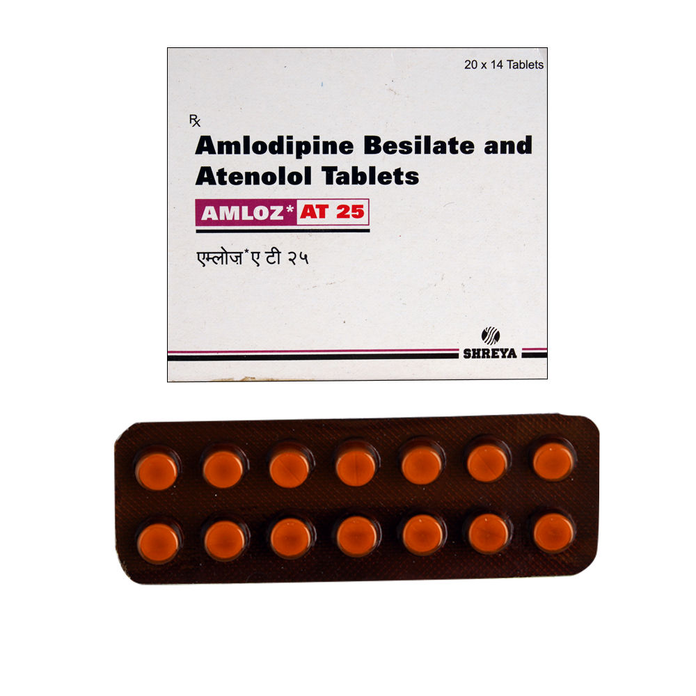 Buy Amloz-AT 25mg 14 Tablets Online at Best Prices | Wellness Forever