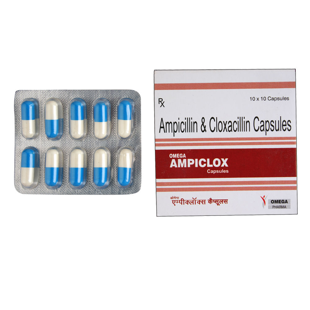 Buy Omega Ampiclox 10 Capsules Online at Best Prices | Wellness Forever