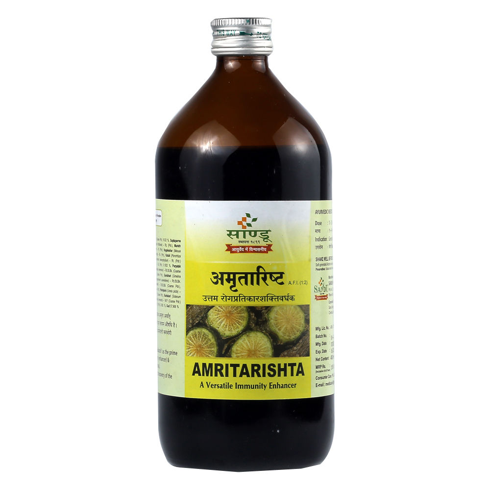 Buy Sandu Amritarishta 450 ml Online at Best Prices | Wellness Forever