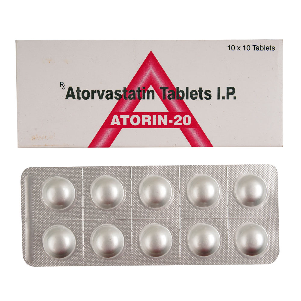 Buy Atorin 20mg 10 Tablets Online at Best Prices | Wellness Forever