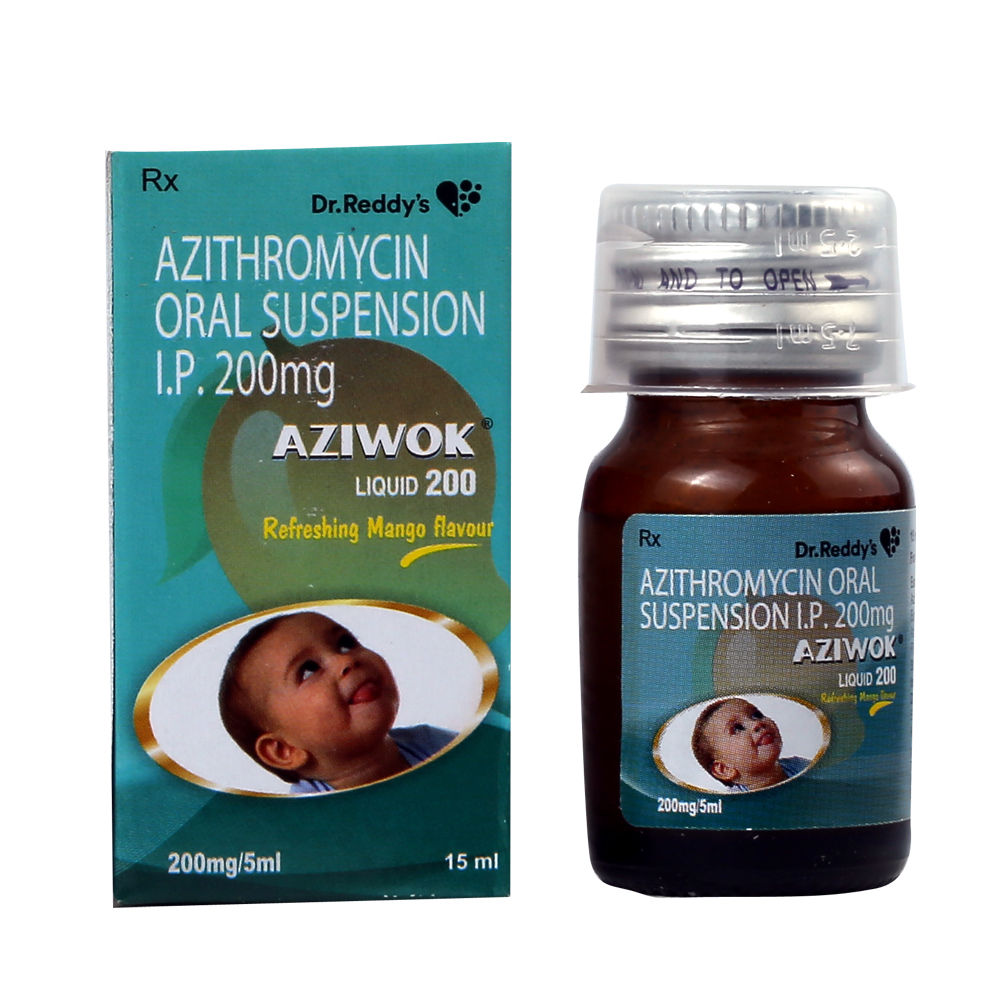 Buy Aziwok 200mg Syrup 15 ml Online at Best Prices | Wellness Forever