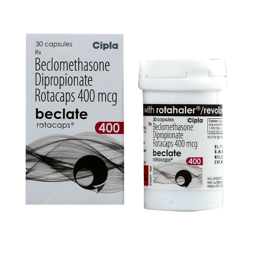 Buy Beclate 400 Rotacap 30 Capsules Online at Best Prices | Wellness ...