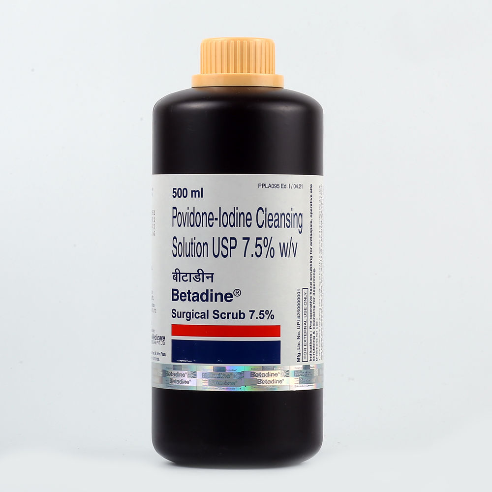 Buy Betadine Surgical Scrub 500 ml Online at Best Prices | Wellness Forever