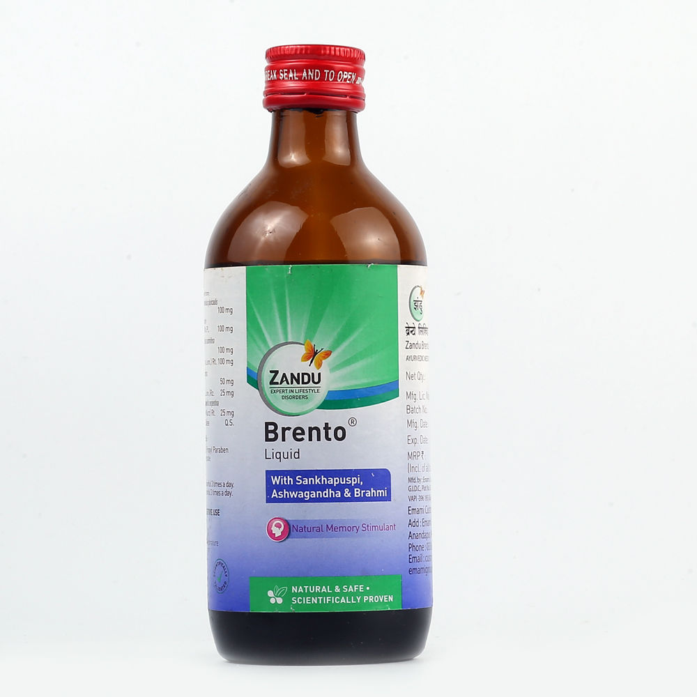 Buy Zandu Brento Syrup 200 ml Online at Best Prices | Wellness Forever