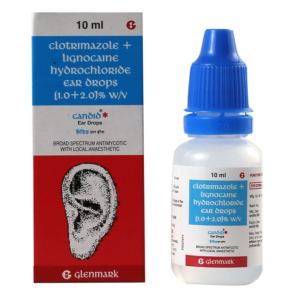 Buy Candid Ear Drops 10 ml Online at Best Prices | Wellness Forever