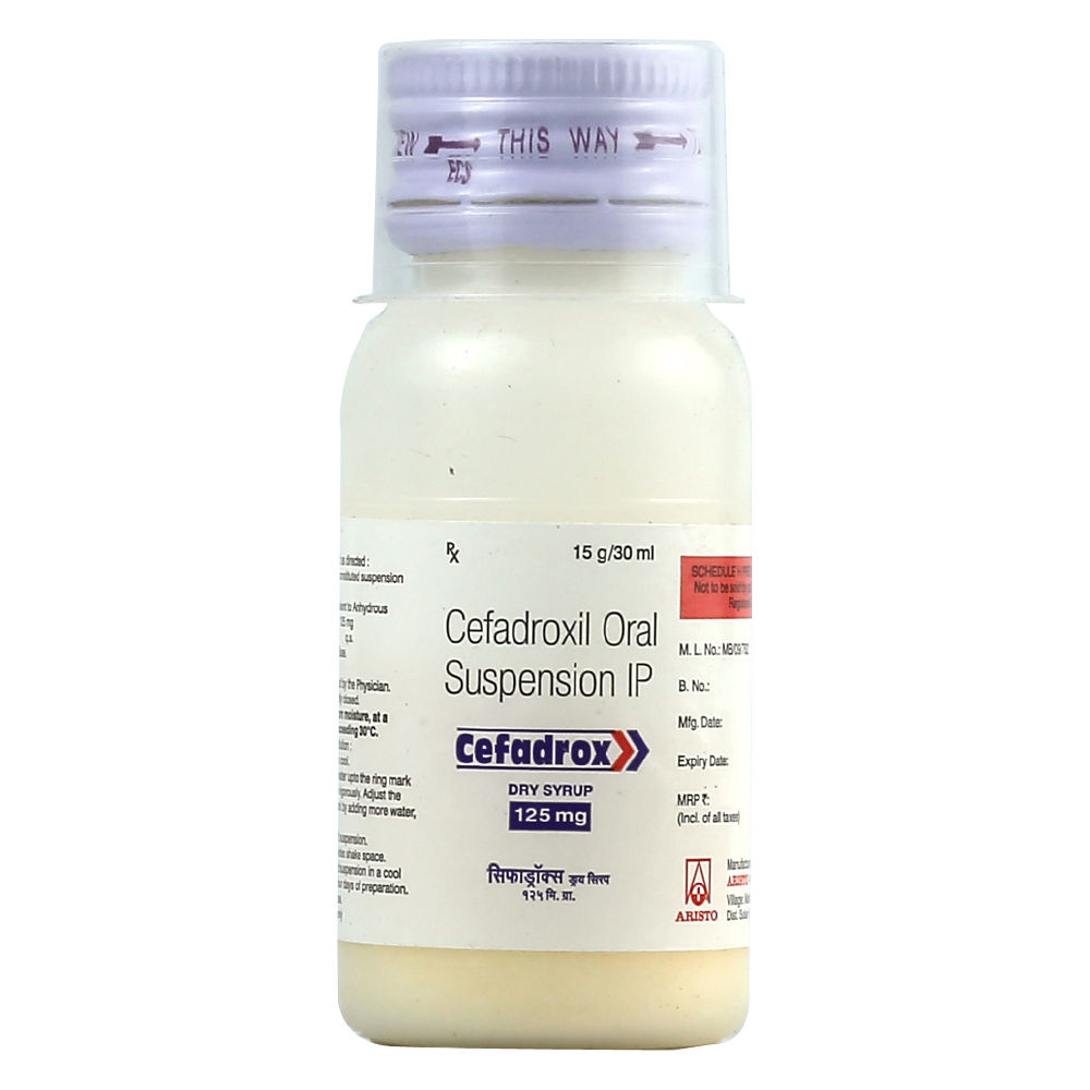 Buy Cefadrox 125mg Dry Syrup 30 ml Online at Best Prices | Wellness Forever