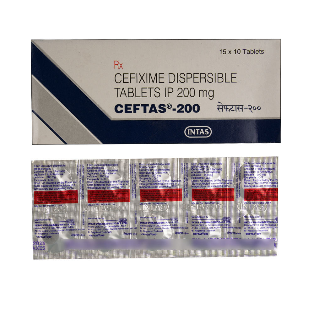 Buy Ceftas 200mg 10 Tablets Online at Best Prices | Wellness Forever