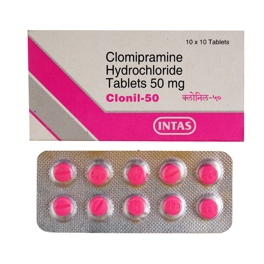 Buy Clonil 50mg 10 Tablets Online at Best Prices | Wellness Forever