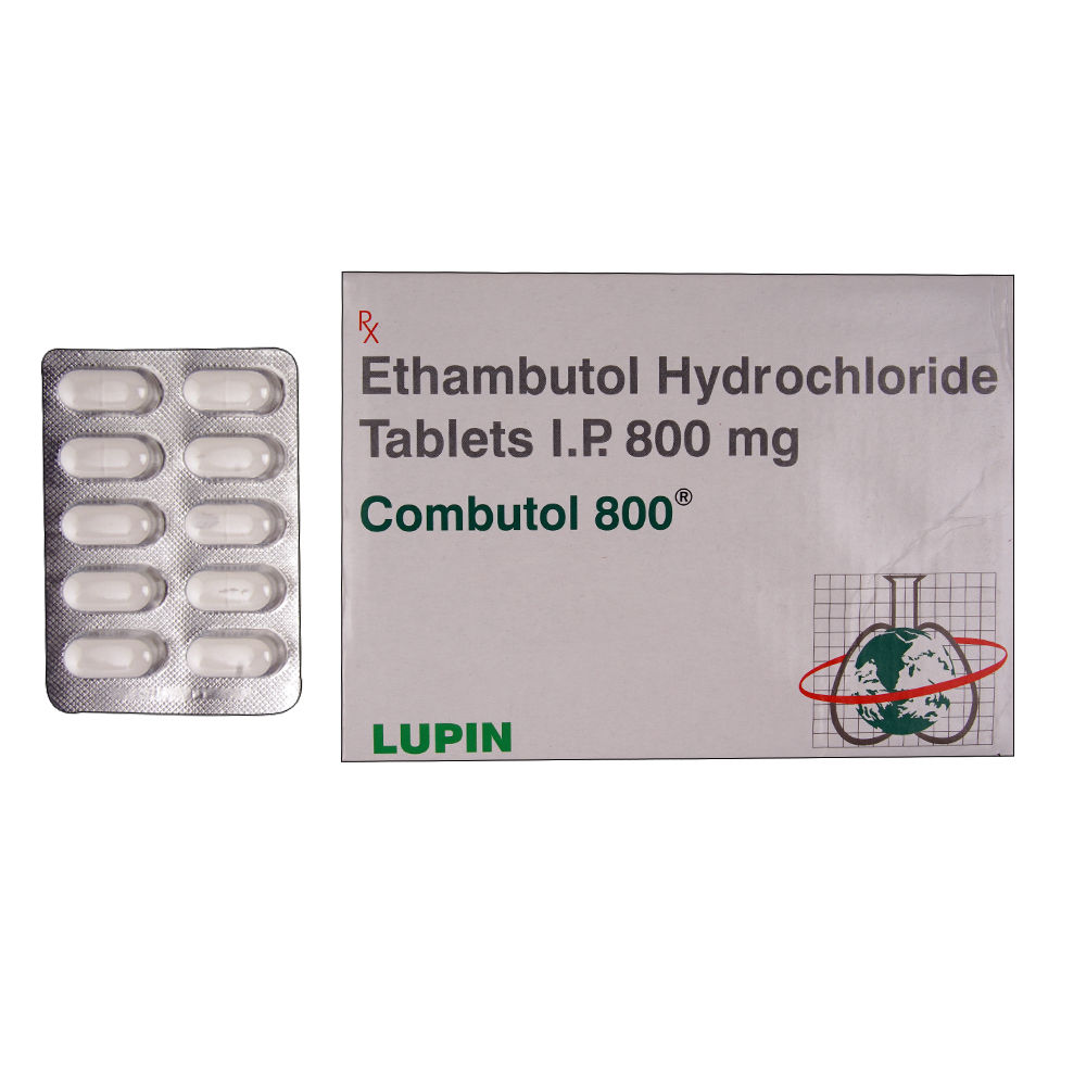 Buy Combutol 800mg 10 Tablets Online at Best Prices | Wellness Forever
