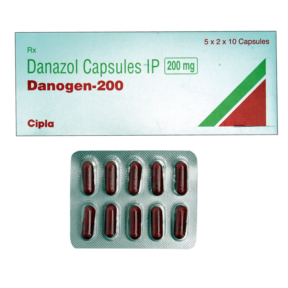 Buy Danogen 200mg 10 Capsules Online at Best Prices | Wellness Forever
