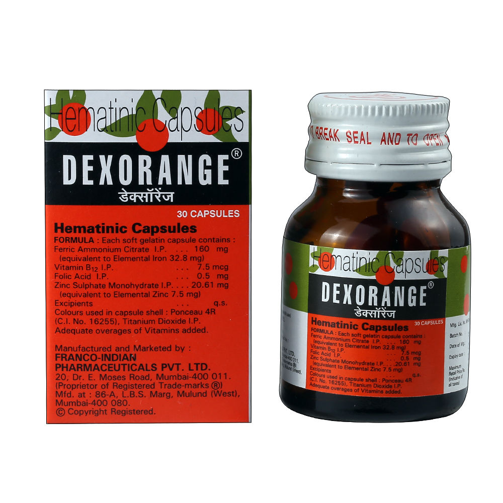 Buy Dexorange 30 Capsules Online at Best Prices | Wellness Forever
