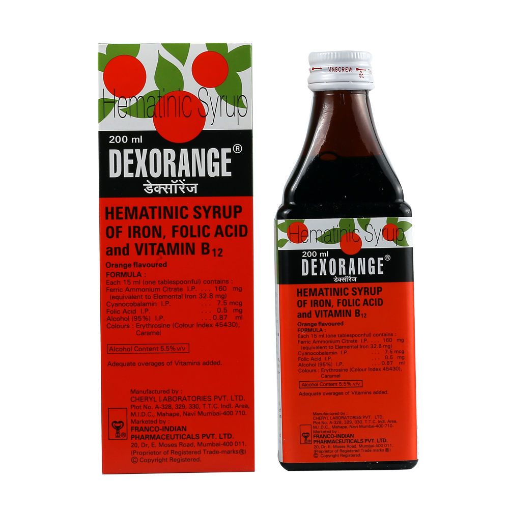 Buy Dexorange Syrup 200 ml Online at Best Prices | Wellness Forever