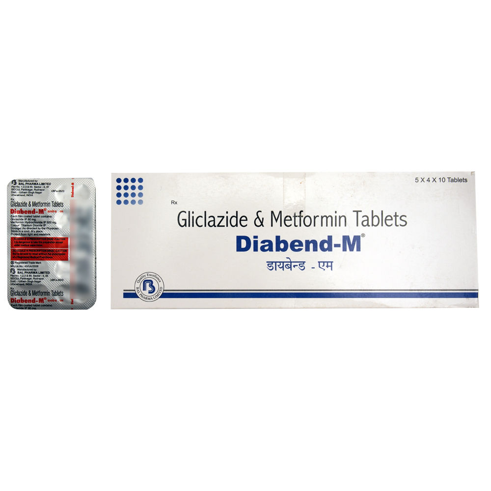 Buy Diabend-M 10 Tablets Online at Best Prices | Wellness Forever