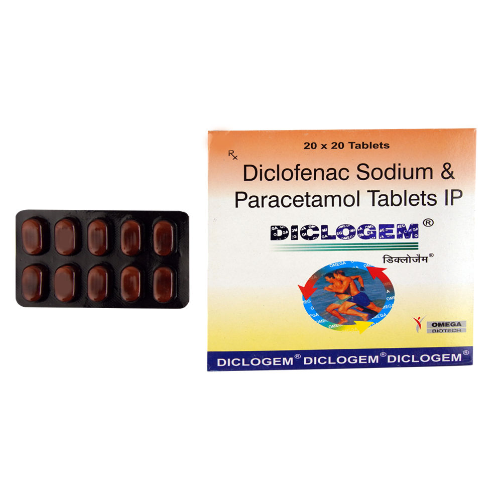 Buy Diclogem 10 Tablets Online at Best Prices | Wellness Forever