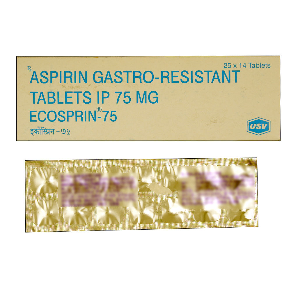 Buy Ecosprin 75mg 14 Tablets Online at Best Prices | Wellness Forever