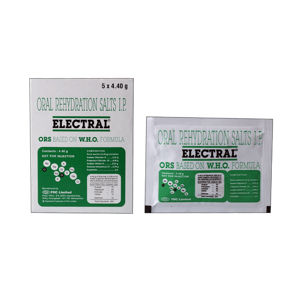 Buy Electral Sachet 4.40g Online at Best Prices | Wellness Forever