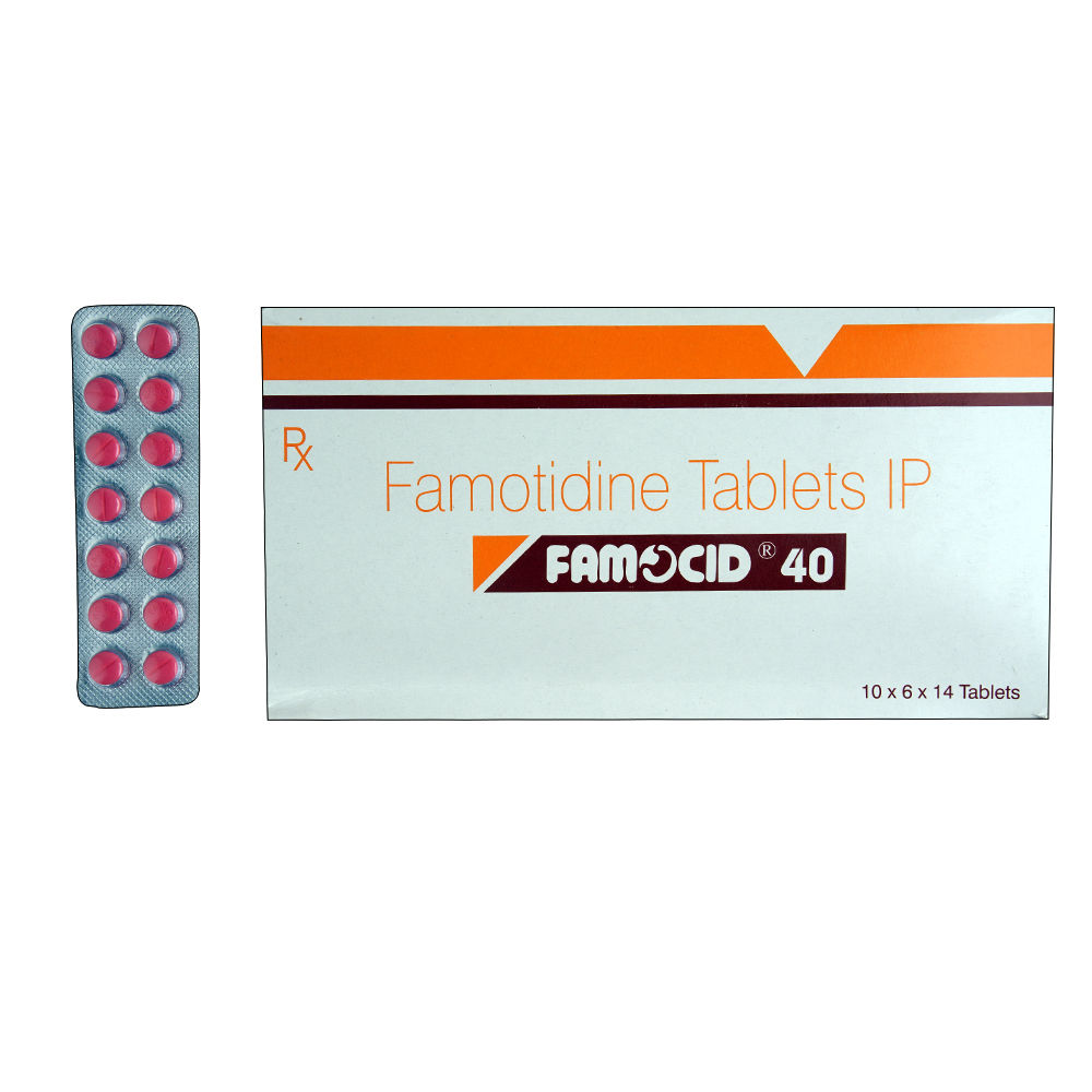 Buy Famocid 40mg 14 Tablets Online at Best Prices | Wellness Forever