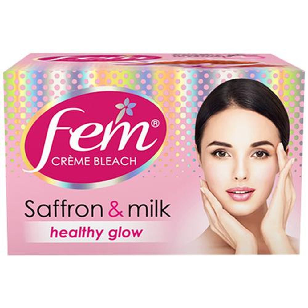 Buy Fem Fairness Natural Saffron Cream Bleach, 8 g Online at Best ...