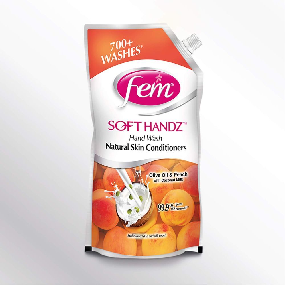 Buy Fem Olive Oil and Peach Hand Wash, 900 ml Online at Best Prices ...