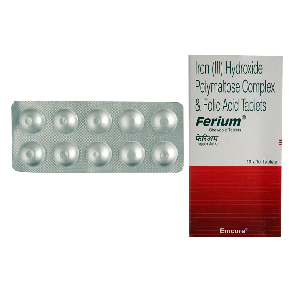 Buy Ferium 10 Tablets Online at Best Prices | Wellness Forever