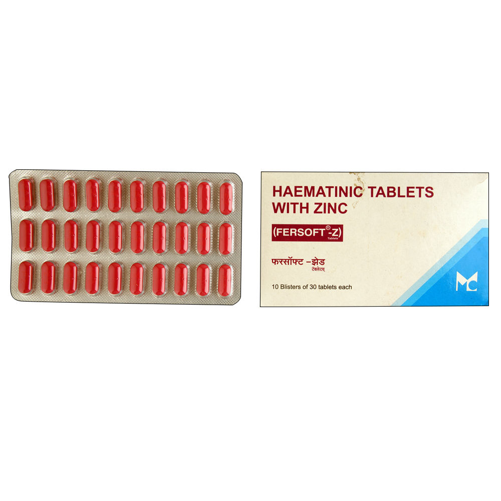 Buy Fersoft-Z 30 Tablets Online at Best Prices | Wellness Forever