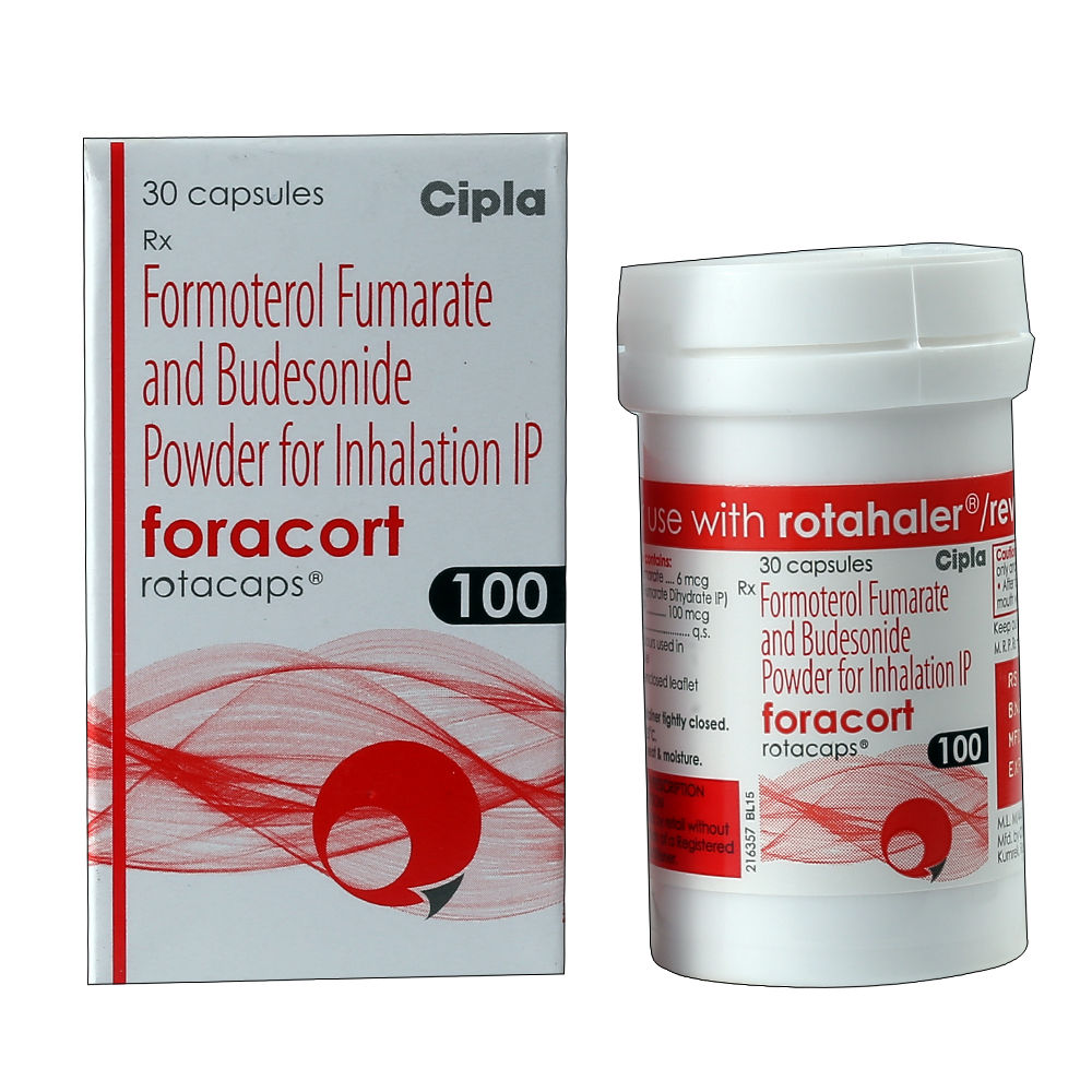 Buy Foracort 100 Rotacap 30 Capsules Online at Best Prices | Wellness ...