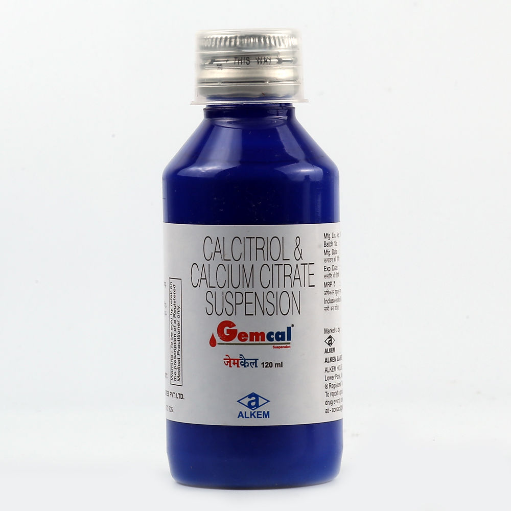 Buy Gemcal Syrup 120 ml Online at Best Prices | Wellness Forever