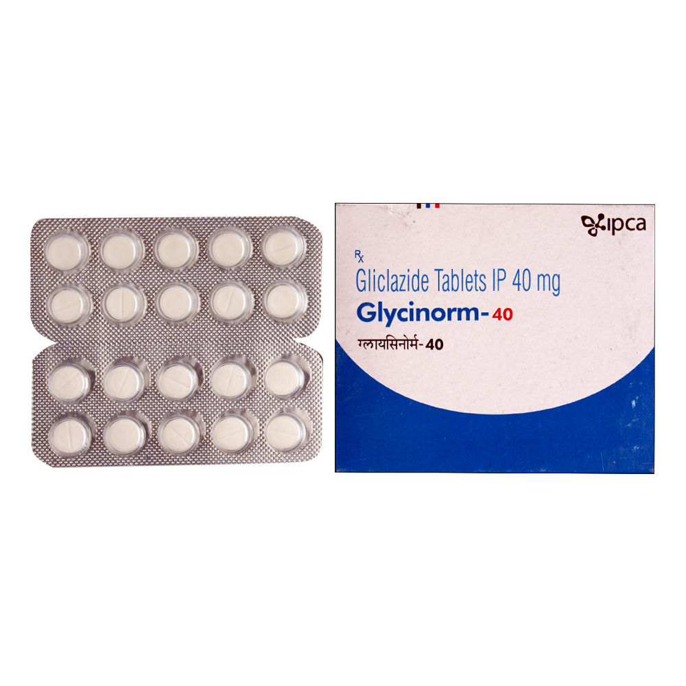 Buy Glycinorm 40mg 10 Tablets Online at Best Prices | Wellness Forever