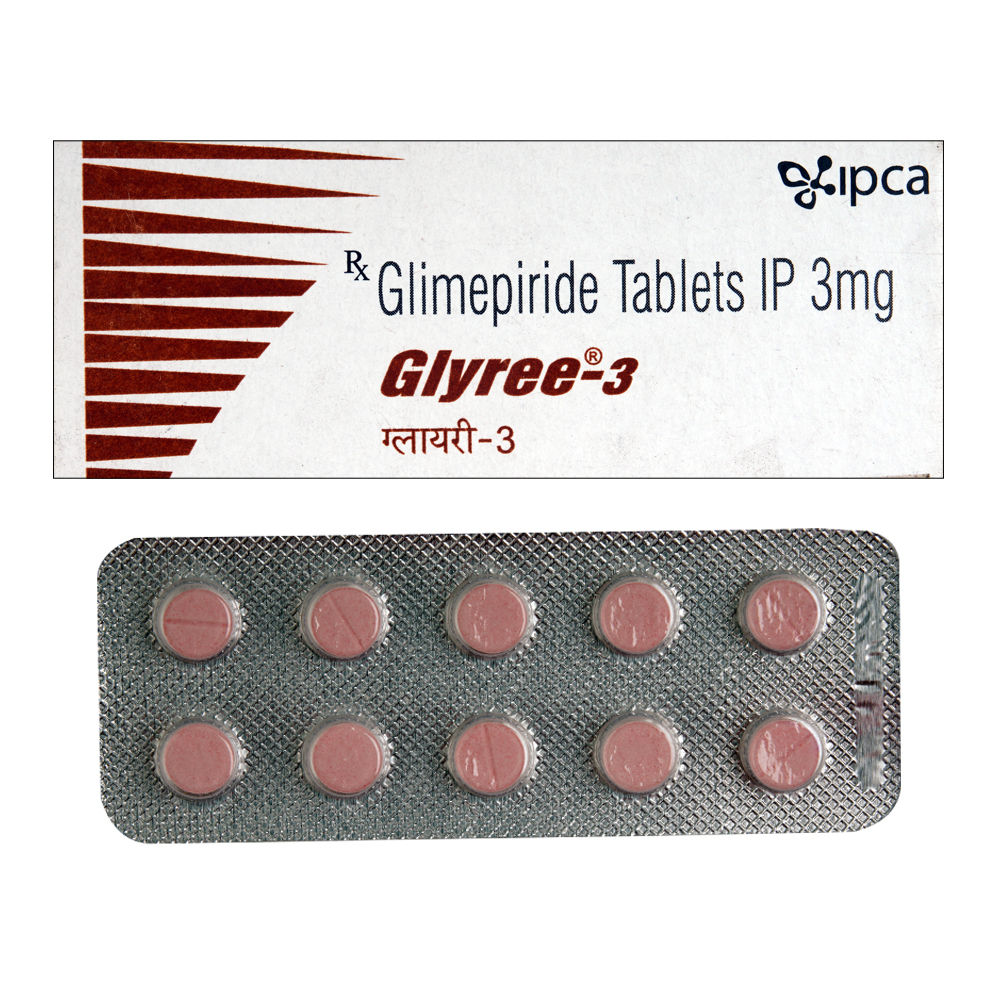 Buy Glyree 3mg 10 Tablets Online at Best Prices | Wellness Forever