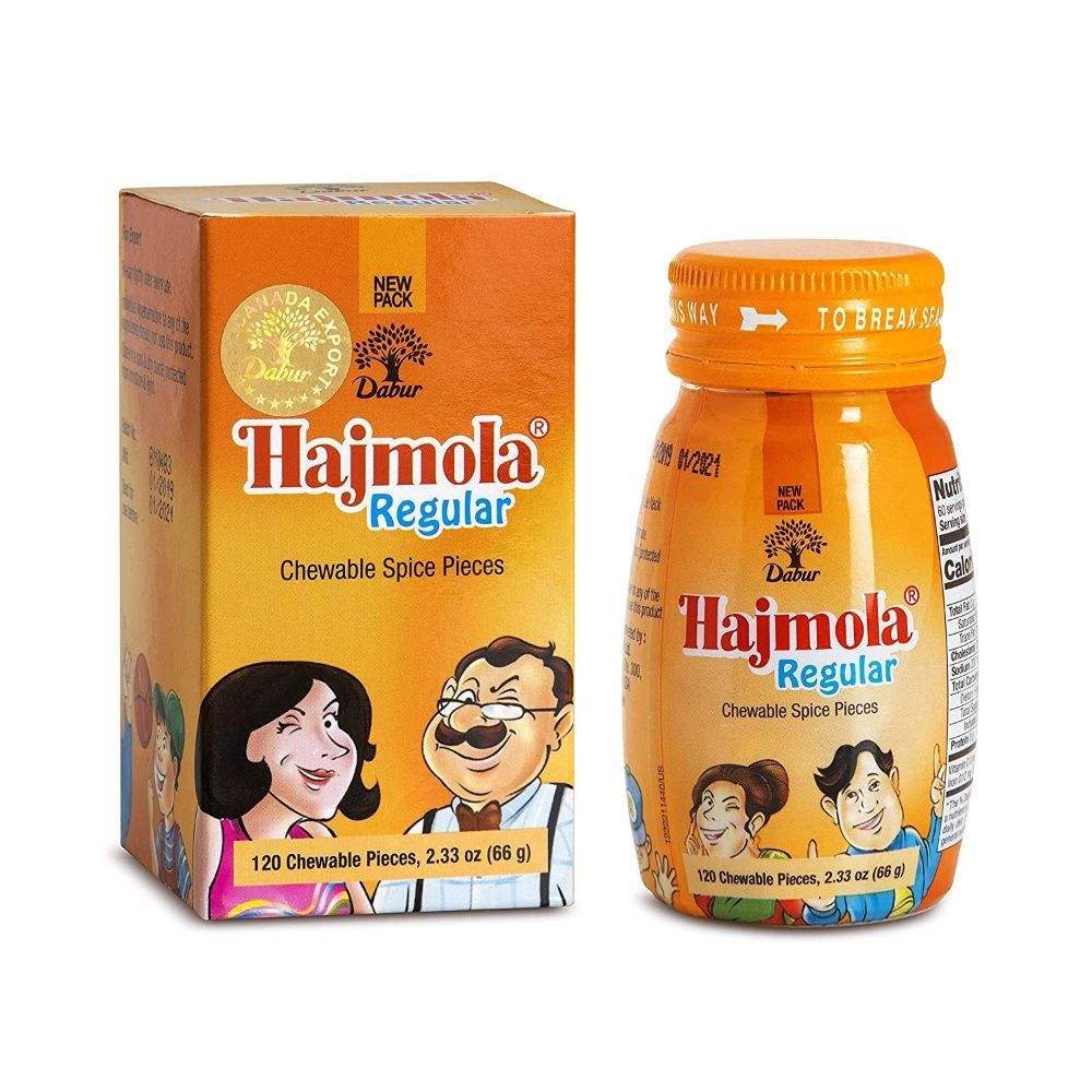 Buy Dabur Hajmola Regular 120 Tablets Online at Best Prices | Wellness ...