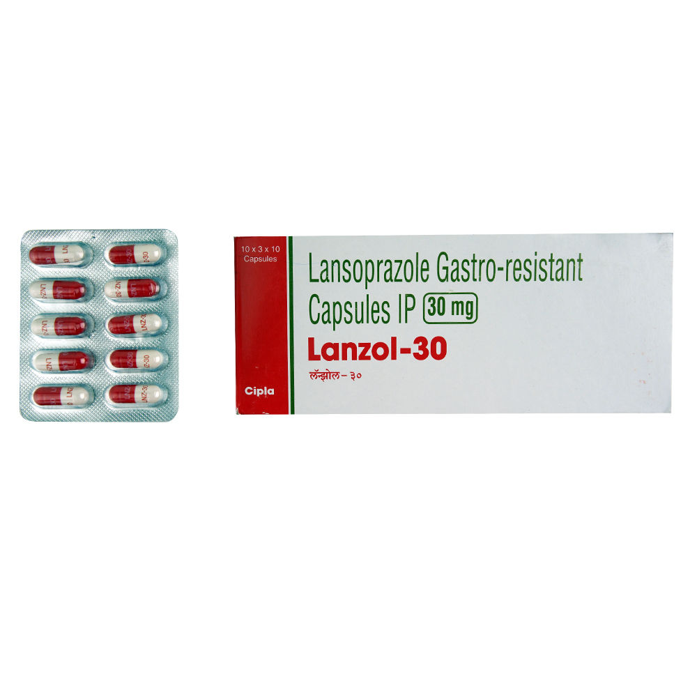 Buy Lanzol 30mg 10 Capsules Online at Best Prices | Wellness Forever