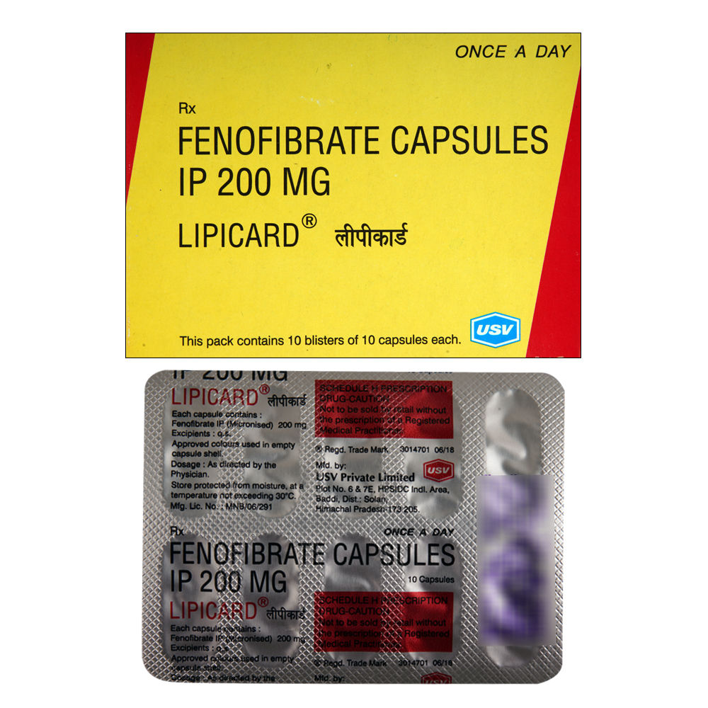 Buy Lipicard 10 Capsules Online at Best Prices | Wellness Forever