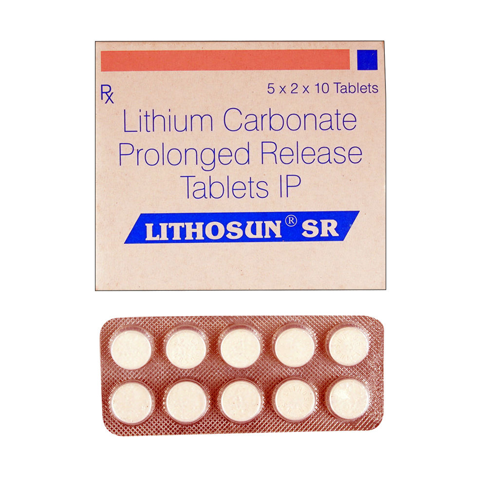 Buy Lithosun-SR 10 Tablets Online at Best Prices | Wellness Forever