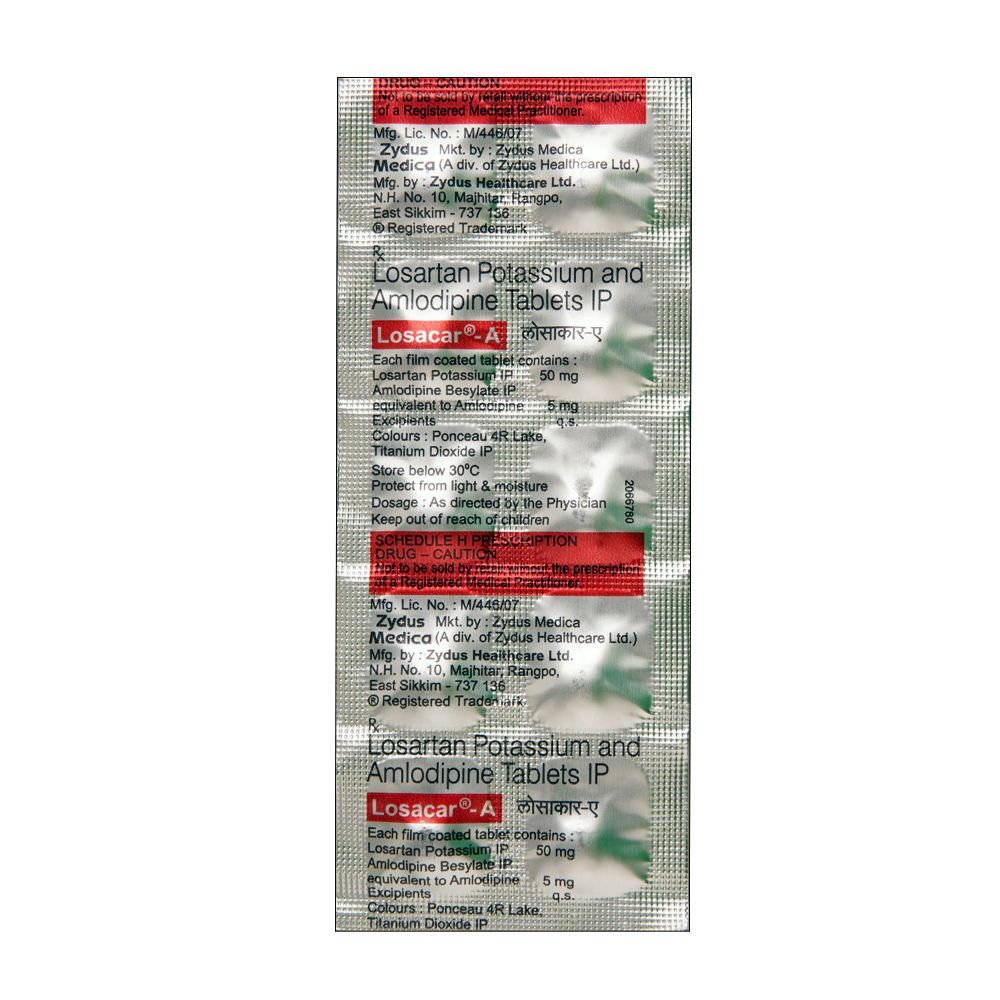 Buy Losacar-A 10 Tablets Online at Best Prices | Wellness Forever