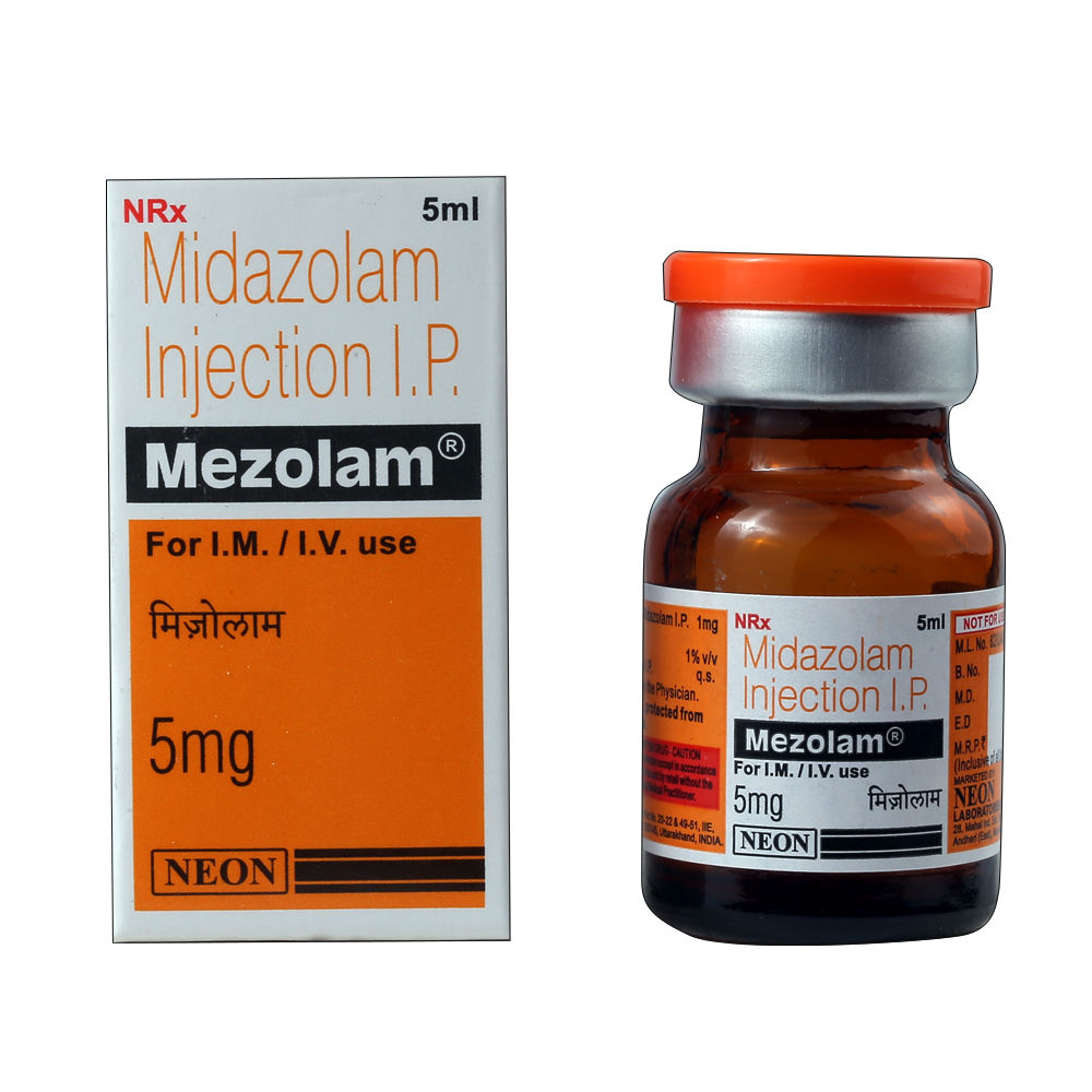 Buy Mezolam Injection 5 ml Vial Online at Best Prices | Wellness Forever