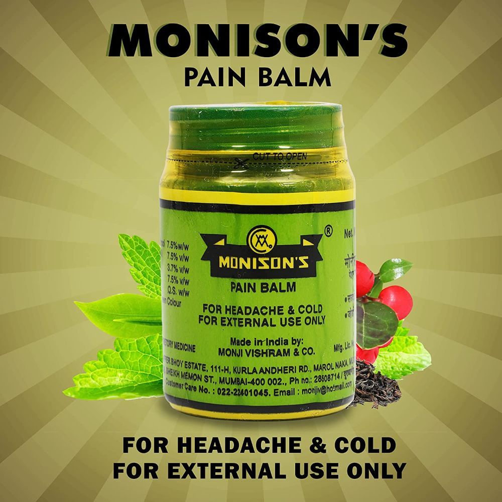 Buy Monison's Pain Balm 25g Online at Best Prices | Wellness Forever