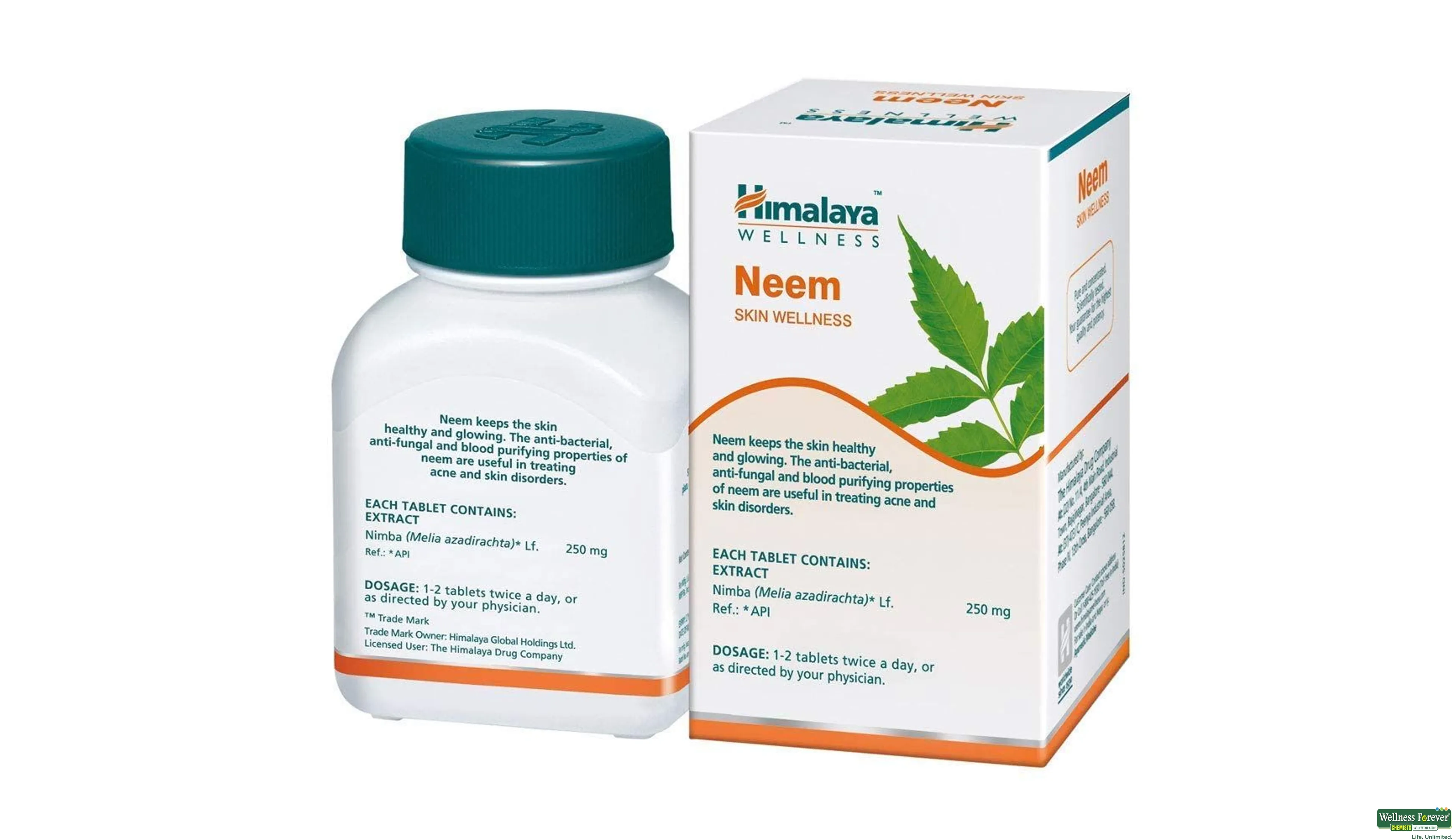 Buy Himalaya Neem Tablets 60 Tablets Online At Best Prices Wellness