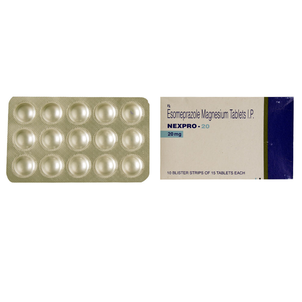 Buy Nexpro 20mg 15 Tablets Online at Best Prices | Wellness Forever