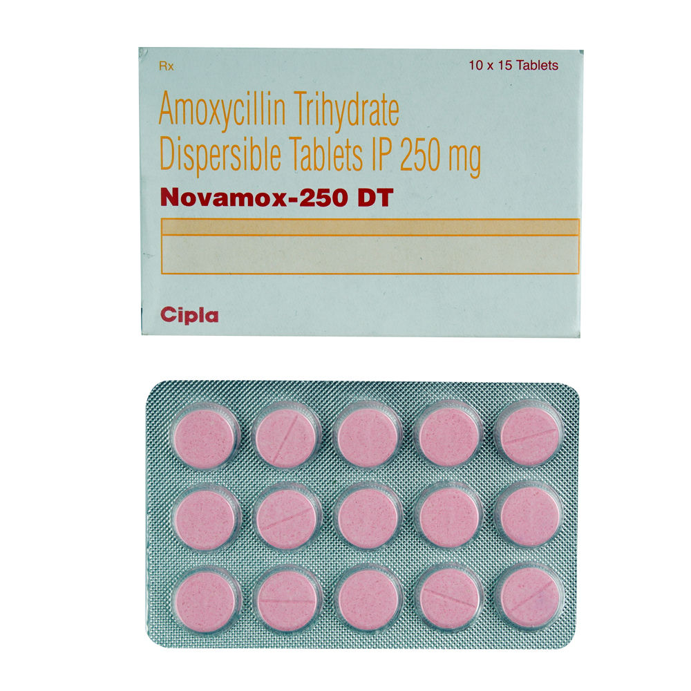 Buy Novamox 250DT 15 Tablets Online at Best Prices | Wellness Forever