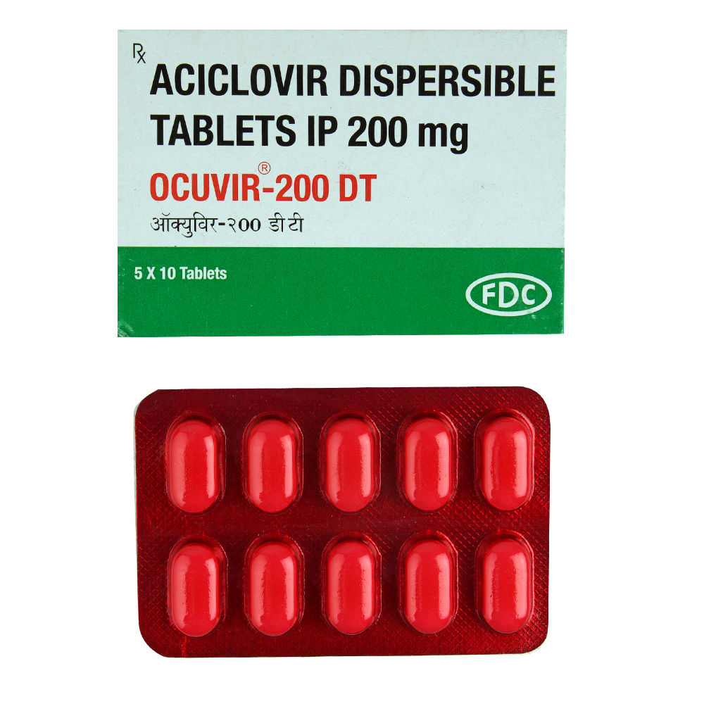 Buy Ocuvir 200DT 10 Tablets Online at Best Prices | Wellness Forever