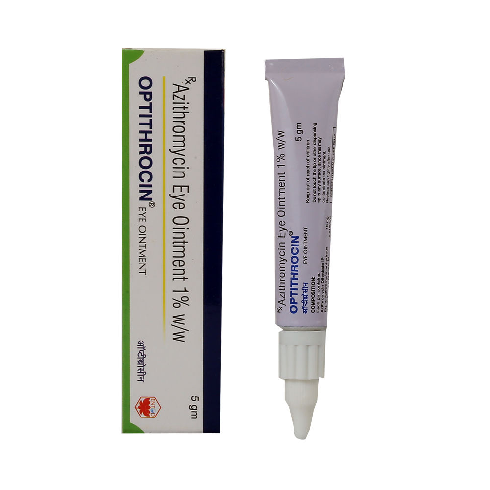 Buy Optithrocin Eye Ointment 5g Online at Best Prices | Wellness Forever