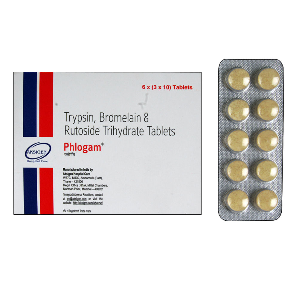 Buy Phlogam 10 Tablets Online at Best Prices | Wellness Forever