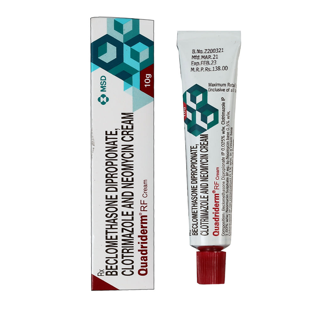 Buy Quadriderm-RF Cream 10g Online at Best Prices | Wellness Forever