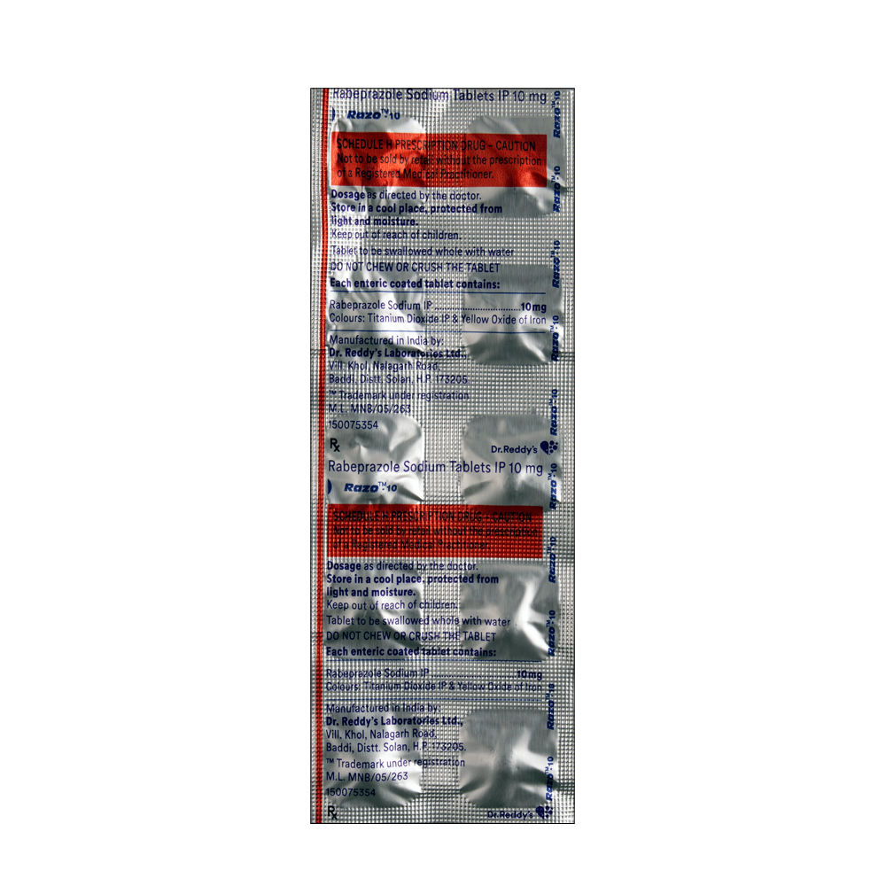 Buy Razo 10mg 10 Tablets Online at Best Prices | Wellness Forever