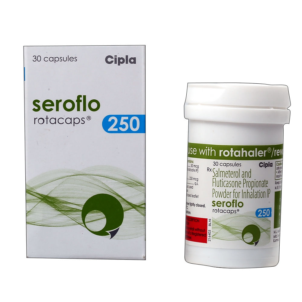 Buy Seroflo 250 Rotacap 30 Capsules Online at Best Prices | Wellness ...