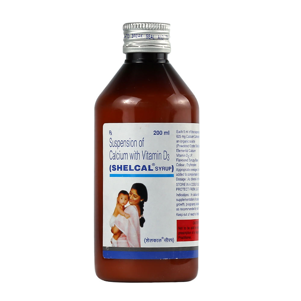 Buy Shelcal Syrup 200 ml Online at Best Prices | Wellness Forever