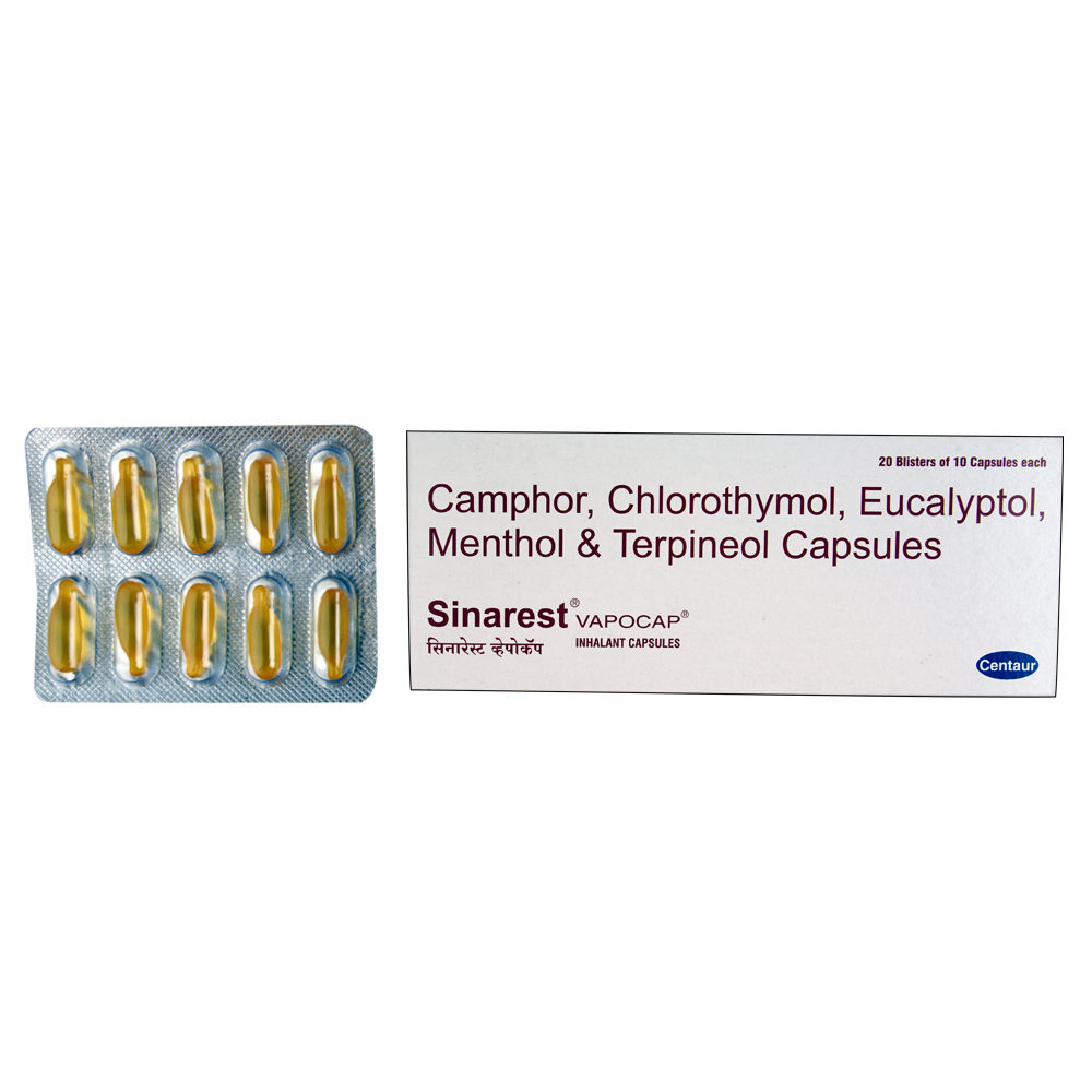 Buy Sinarest Vapocap 10 Capsules Online at Best Prices | Wellness Forever