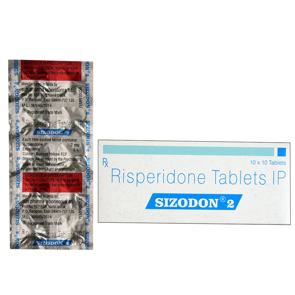 Buy Sizodon 2mg 10 Tablets Online at Best Prices | Wellness Forever