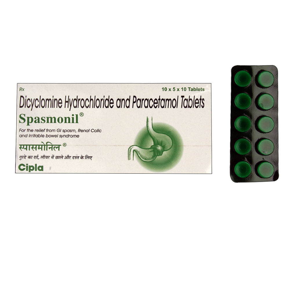 Buy Spasmonil 10 Tablets Online at Best Prices | Wellness Forever