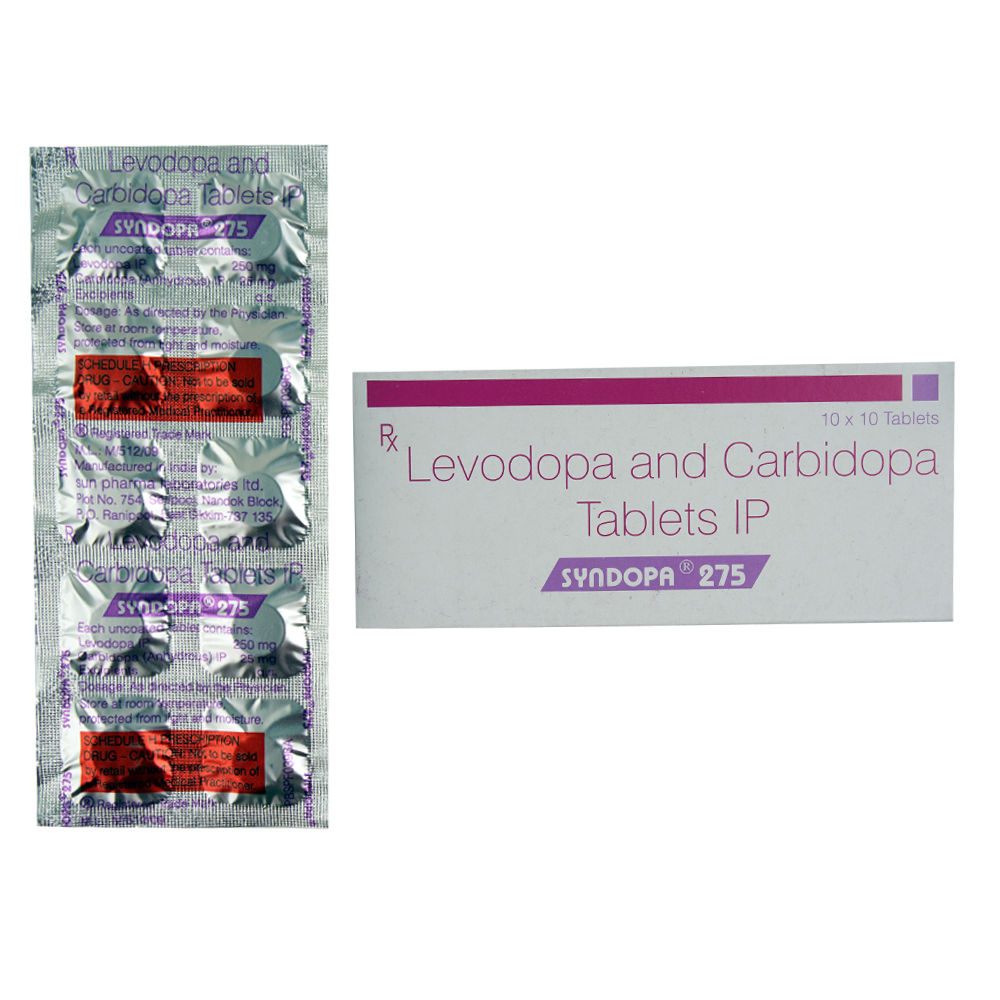Buy Syndopa 275mg 10 Tablets Online at Best Prices | Wellness Forever